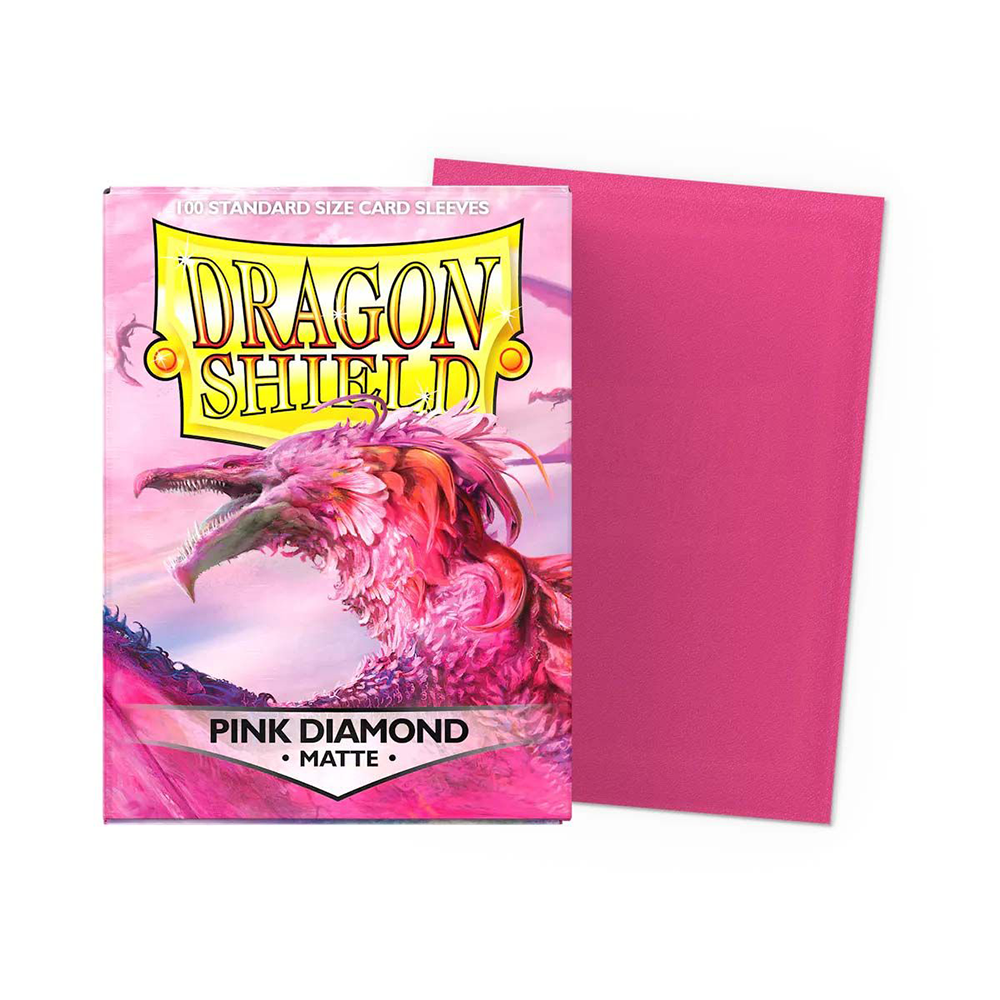 Dragon Shield Kartenhüllen Standardgröße (100) Pink Diamond – Kofuku.de